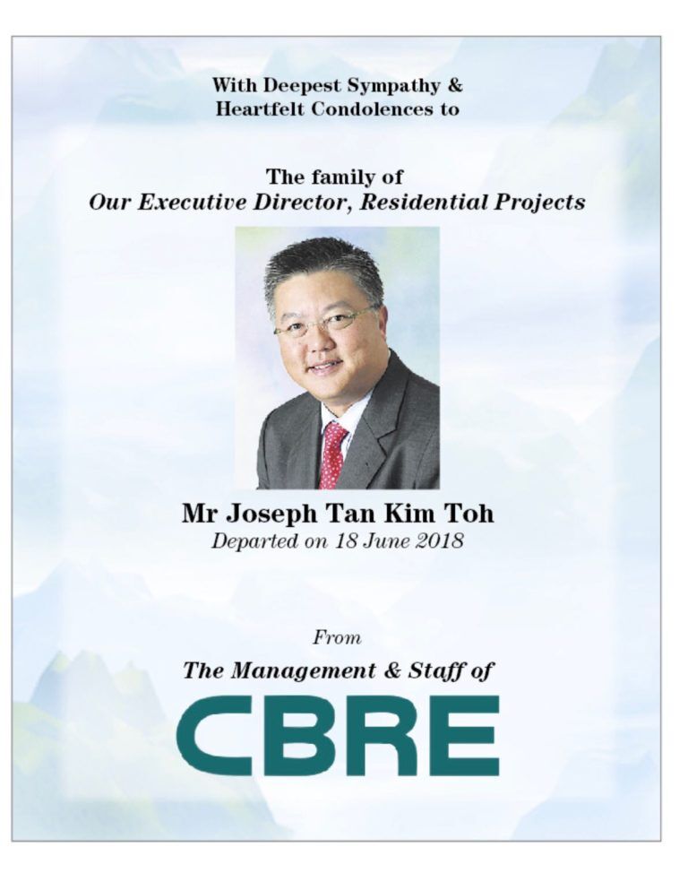 Obituaries - Funeral Services Singapore by City Funeral